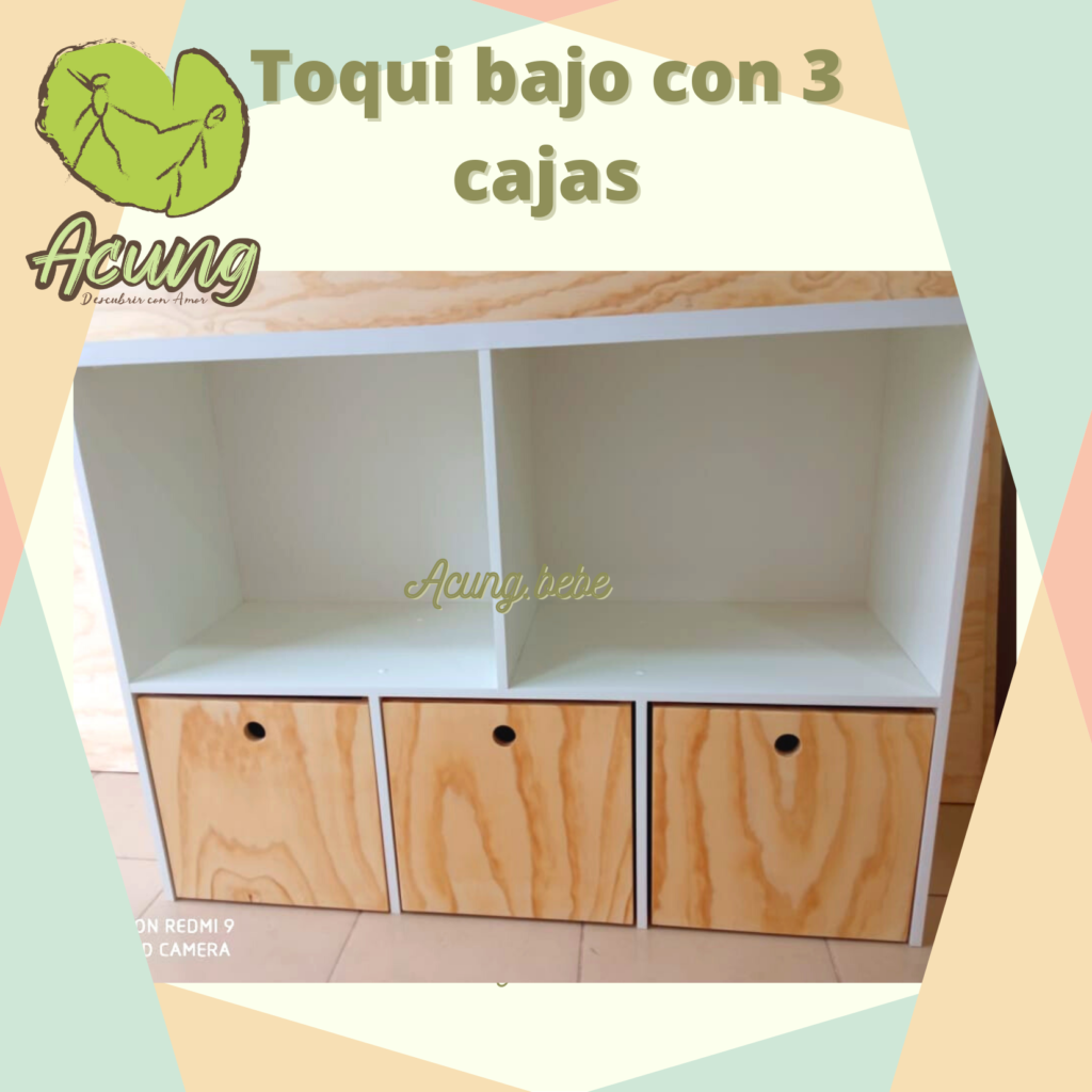 Toqui Bajo con 3 Cajas – Acung