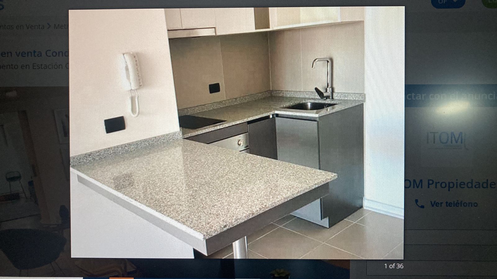 Saldo mesón granito en cocina – Acung